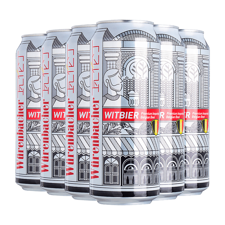 瓦伦丁（Wurenbacher） 小麦白啤/黑啤/拉格 桶装 听装整箱 比利时白啤酒 500mL 6罐【图片 价格 品牌 报价】-京东