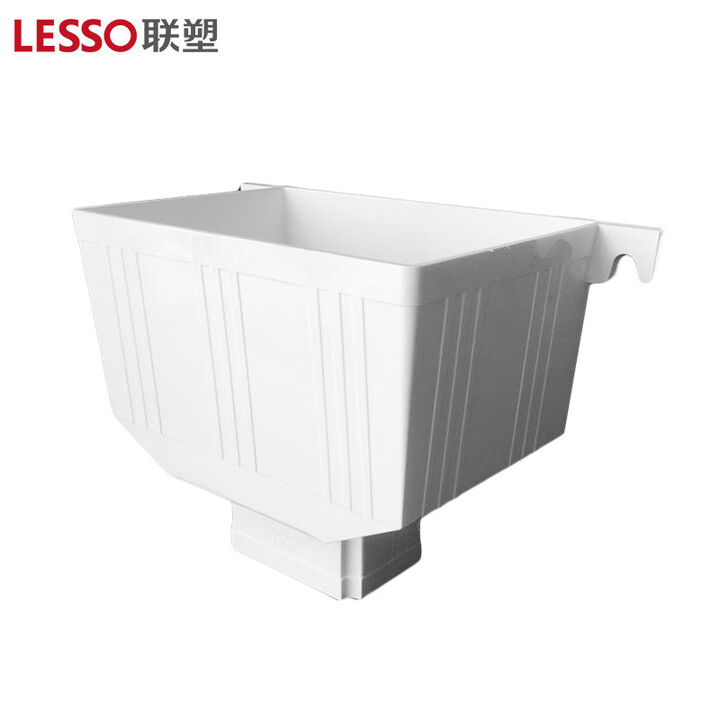 【联塑dn75×50】联塑（LESSO）方管雨水斗PVC-U方形雨落水配件 白色 dn110×73 【行情 报价 价格 评测】-京东