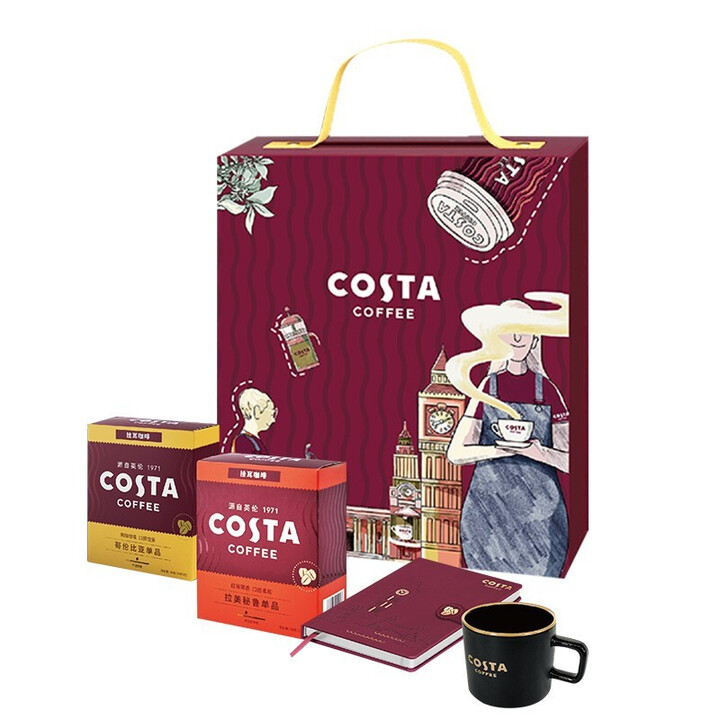 Costa 咖世家挂耳咖啡 阿拉比卡咖啡豆 新春甄选礼盒年货团购大礼包 企业团购福利送亲友送长辈 268型甄选礼盒【图片 价格 品牌 报价】-京东