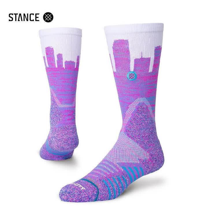 【STANCEM559A19CSP-RED】STANCE559实战精英袜nba男袜中筒袜城市剪影图案高帮毛巾底篮球袜【行情 报价 价格 评测】-京东
