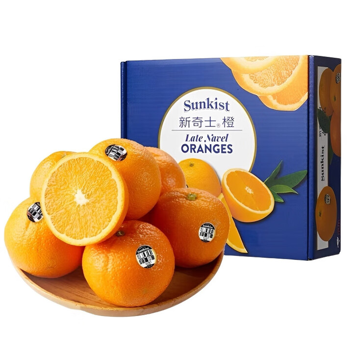 京果金榜【JD&顺丰】新骑士黑标3107脐橙sunkist甜橙水果礼盒装 精选8斤【超值】无礼盒【图片 价格 品牌 报价】-京东