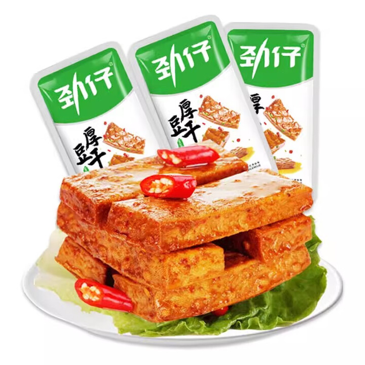 劲仔【2盒减5元】厚豆干20g*20包休闲辣味零食 湖南特产豆干豆腐干 泡椒味1盒 20小包【图片 价格 品牌 报价】-京东