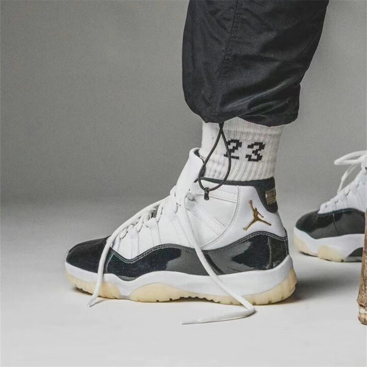 耐克（NIKE）Air Jordan 11 AJ11 DMP 男女鞋乔11黑白复古高帮运动耐磨篮球鞋 CT8012-170男款黑白 42【图片 ...