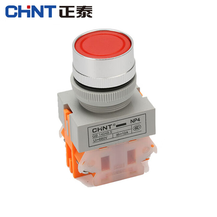 【正泰NP4-11BN-红】正泰（CHINT）平头按钮NP4-11BN-红【行情 报价 价格 评测】-京东