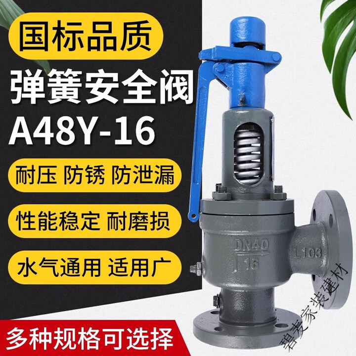 BEYZK法兰安全阀A48Y-16C蒸汽管道弹簧式泄压阀A42Y/41H/47H国标压力阀 DN80【图片 价格 品牌 报价】-京东