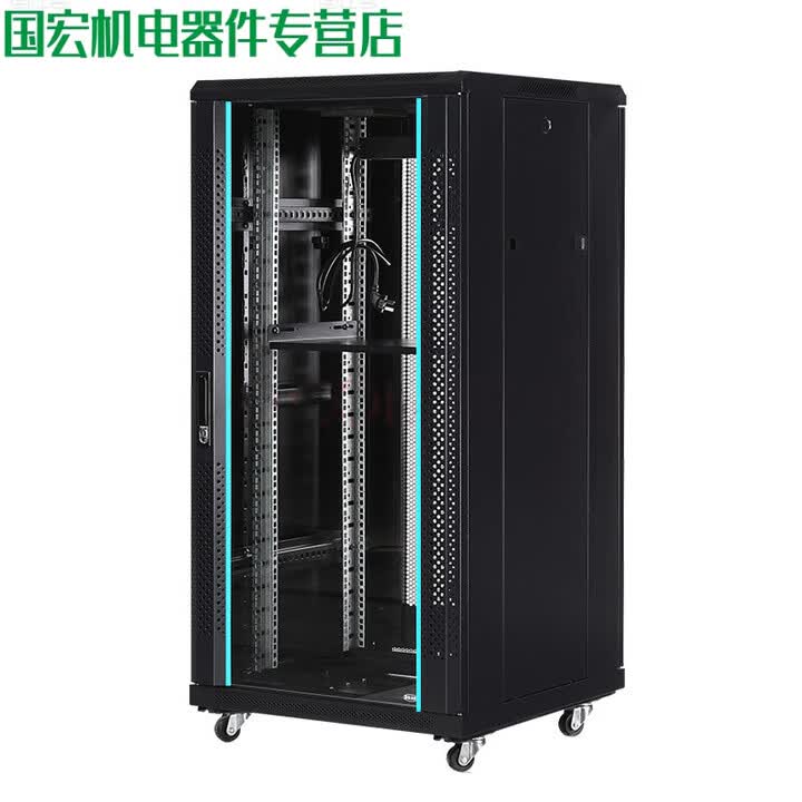 19英寸标准豪华 联易芯22U1.2米标准网络 服务器弱电交换机 6822 机柜 53x40x21cm【图片 价格 品牌 报价】-京东