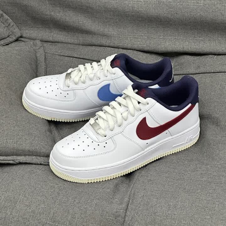 耐克（NIKE）男鞋af1 Air Force 1 空军一号春夏季小麦低帮板鞋运动休闲鞋子男 FV8105-161 白紫 42【图片 价格 ...