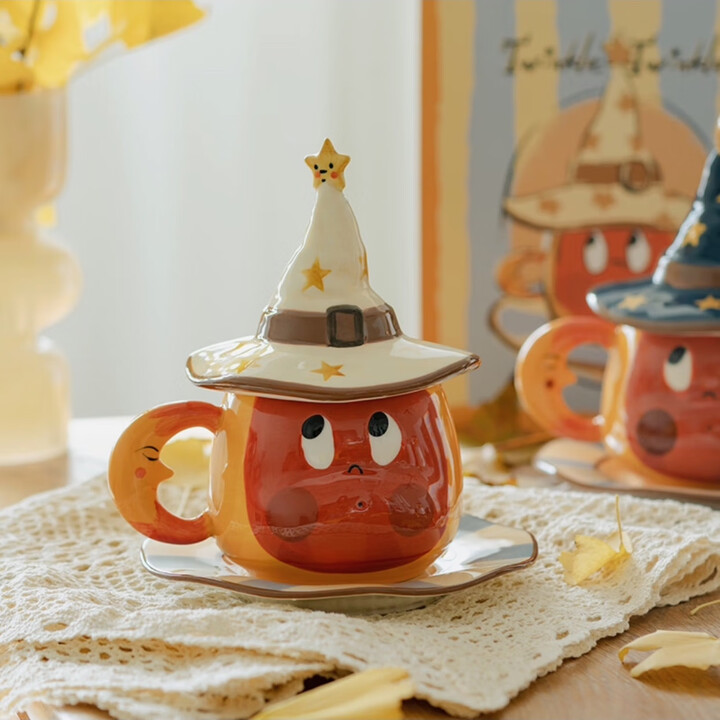 SOCCA星星人联名魔法马克杯礼盒实用闺蜜情侣女朋友生日礼物杯子 星星人3D杯米色1个400ml【图片 价格 品牌 报价】-京东