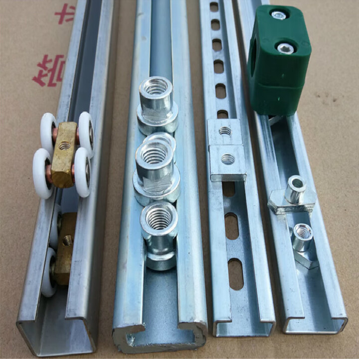 重型镀锌c型钢轨道304不锈钢管夹导轨c型槽轨道c型管夹导轨 28*11*2镀锌一米格【图片 价格 品牌 报价】-京东