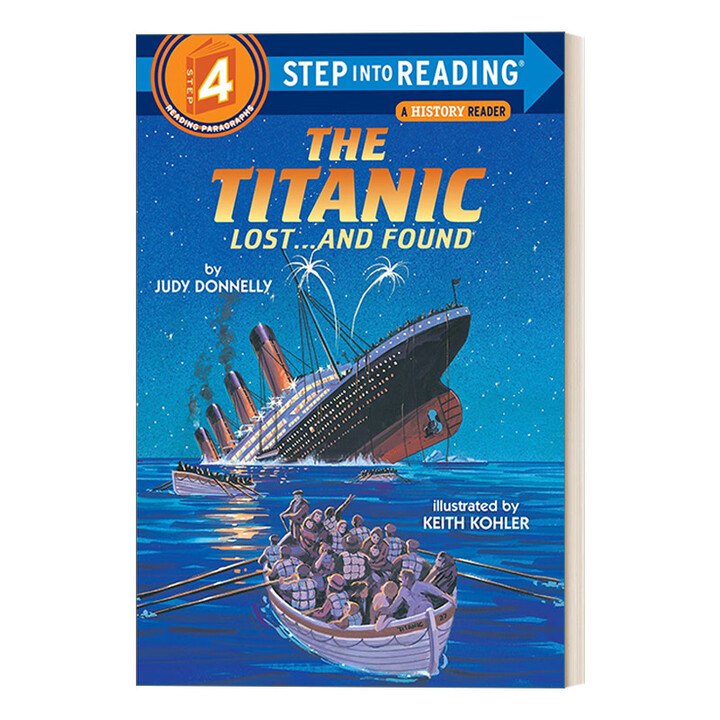 多本打折】美国兰登经典分级读物 四阶段 英文原版 Step Into Reading 4-The Titanic Lost and Found ...