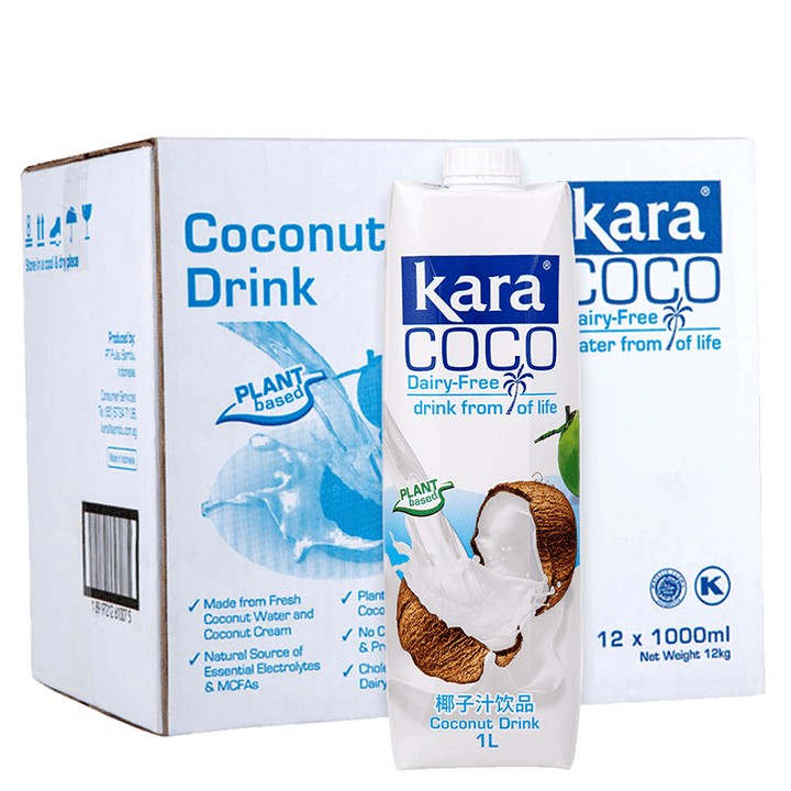 【KARA饮料】KARA椰子汁1L*12瓶 大瓶纯椰子汁天然饮料0脂低卡轻断食【行情 报价 价格 评测】-京东