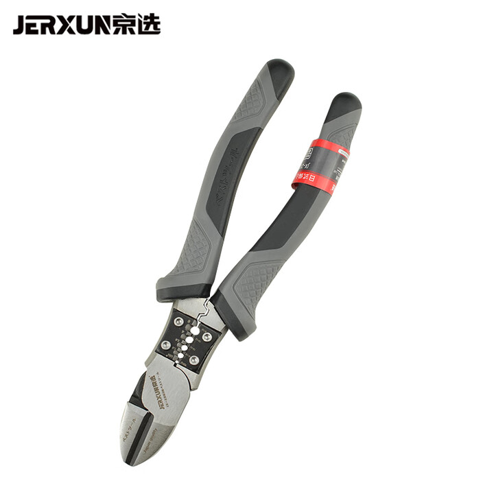 【京选JX-2063B】京选（JERXUN）7寸斜口钳斜嘴钳剪线钳剥线钳偏口钳多功能铁丝钳电工钳手工钳子【行情 报价 价格 评测】-京东