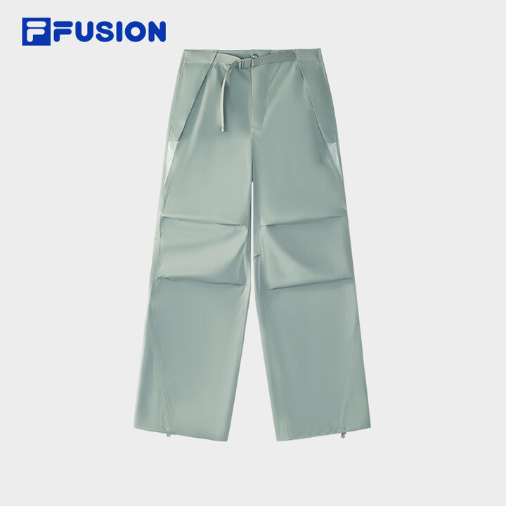 FILA FUSION斐乐潮牌裤子男章昊同款长裤2025夏季新款休闲宽松工装裤 烟云蓝-BU M 170/80A/M【图片 价格 品牌 报价】-京东