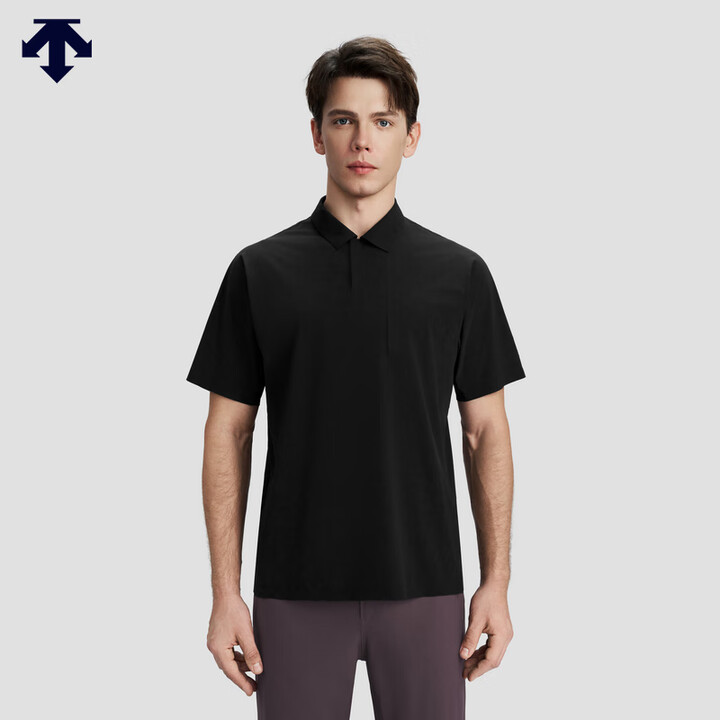 DESCENTE迪桑特DUALIS系列都市通勤男士短袖POLO衫 IB-Stretch Limo L (175/96A)【图片 价格 品牌 ...