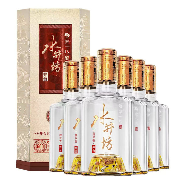 水井坊52度浓香型白酒 收藏送礼摆柜【喜酒】新老包装随机发 520mL 6瓶 水井坊井台【图片 价格 品牌 报价】-京东