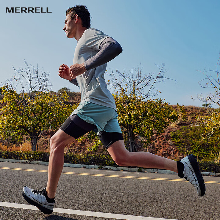 【迈乐VAST SKY】Merrell户外越野跑鞋VAST SKY长空男女防滑耐磨轻量跑山越野鞋MR01灰银41【行情 报价 价格 评测】-京东