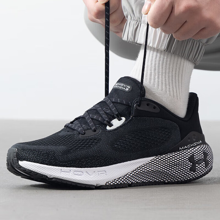 Under Armour安德玛春夏HOVR Machina 3男子运动跑步鞋跑鞋轻便透气 3024899-001 40【图片 价格 品牌 报价】-京东