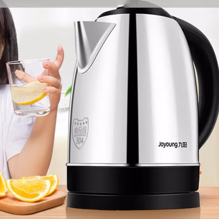 【九阳JYK-17C15】九阳（Joyoung）电热水壶烧水壶 1.7L 家用大容量304不锈钢优质温控 电热水壶JYK-17C15【行情 ...