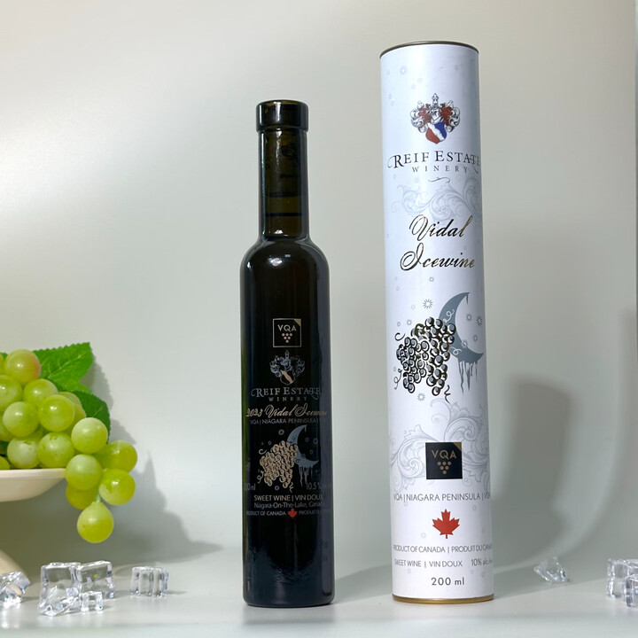 KATINKA加拿大VQA瑞芙威代尔冰酒 甜白葡萄酒 Reif Vidal Icewine 礼盒装 【礼盒装】瑞芙冰酒200ml【图片 价格 ...