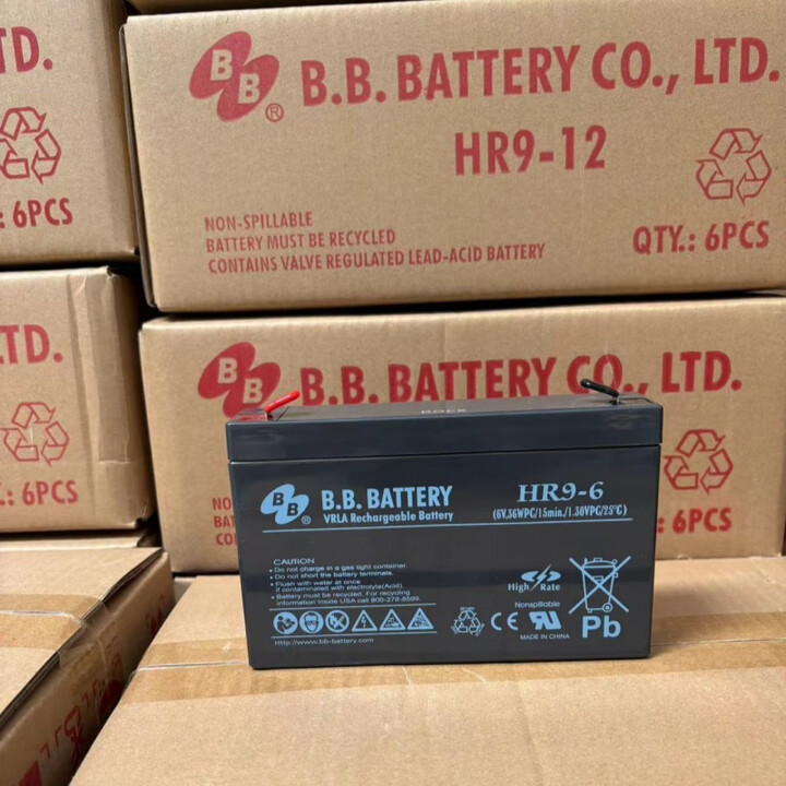 BB.BATTERY电池HR9-6美美铅酸免维护BP7-6精密仪器仪表6v7ah9ah HR9-6【图片 价格 品牌 报价】-京东