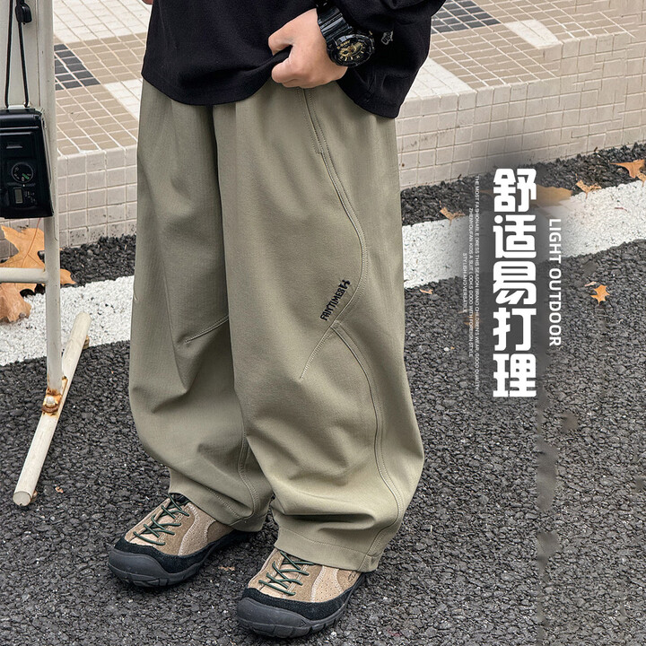 【祯有范7768】祯有范潮酷童装男童裤子春秋款2025新款儿童工装裤大童长裤男孩休闲裤【行情 报价 价格 评测】-京东