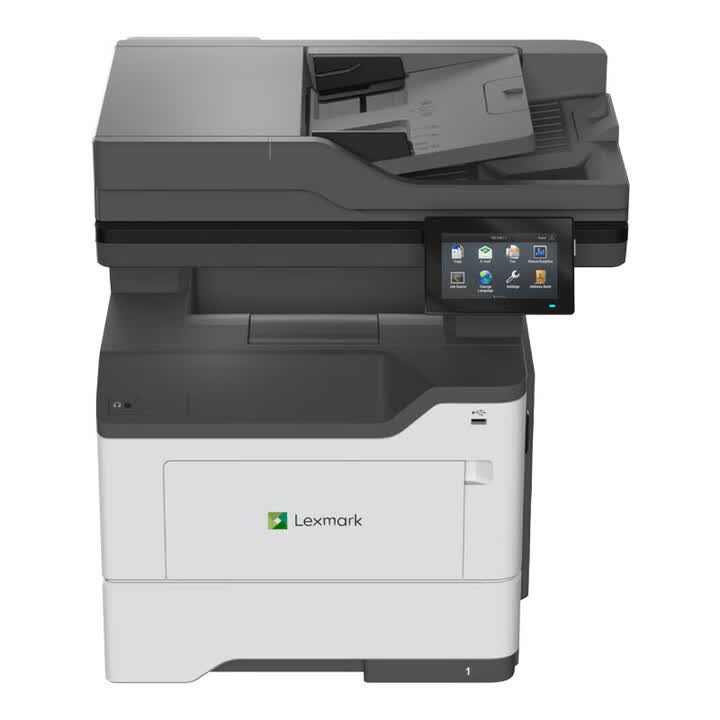 【利盟MX532adwe】利盟（Lexmark）MX532adwe A4黑白激光打印机多功能一体机A4双面打印 复印扫描传真商用办公 46页 ...