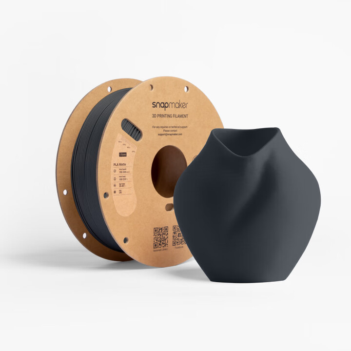 【SNAPMAKERU1(适用RFID自动识别)/Artisan/J1s/2.0】SNAPMAKER快造3D打印耗材RFID版哑光碳素黑隐藏层 ...