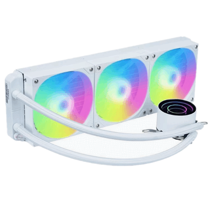 先马（SAMA）MW360D-PRO二代360一体水冷ARGB灯光全新水冷散热器神光同步 MW360DW不带屏白色 工包/赠送AMD扣具【图片 ...