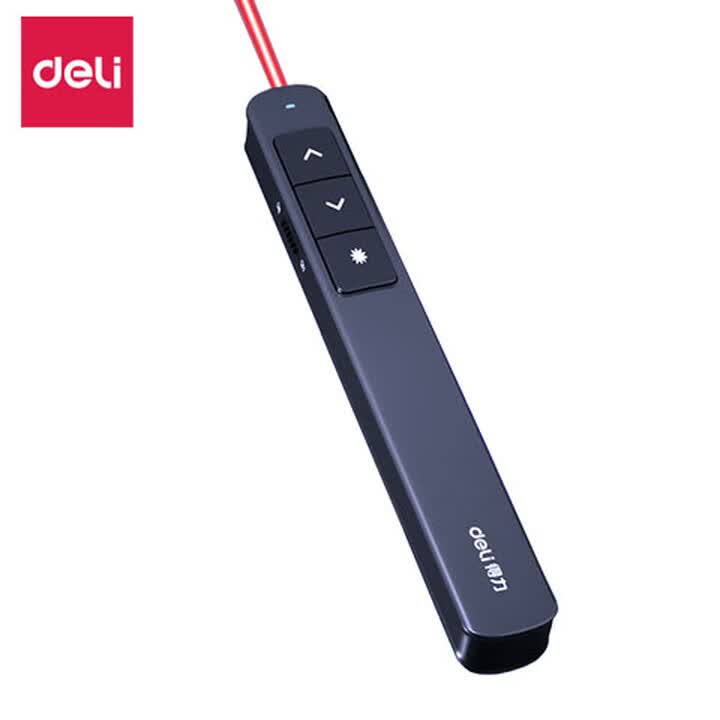 【得力（deli）2808P】得力（deli）红光激光笔 激光翻页笔 百米远控 教师专用ppt课件翻页笔 无线演示笔 逗猫笔红光 2808P ...