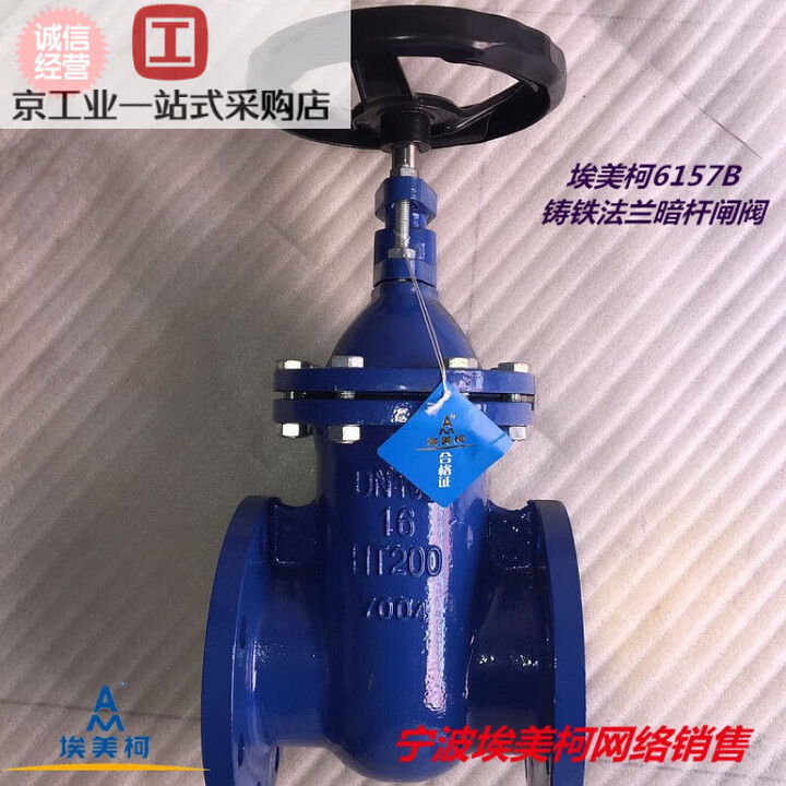 埃美柯铸铁制法兰暗杆闸阀Z45T-16 100 150至200等 DN40【图片 价格 品牌 报价】-京东