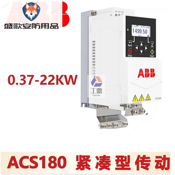 ABB变频器ACS180系列ACS180-04N-07A2/01A8/09A4/033A-4 ACS180-04N-05A6-4轻载2.2重载1【图片 价格 品牌 报价】-京东