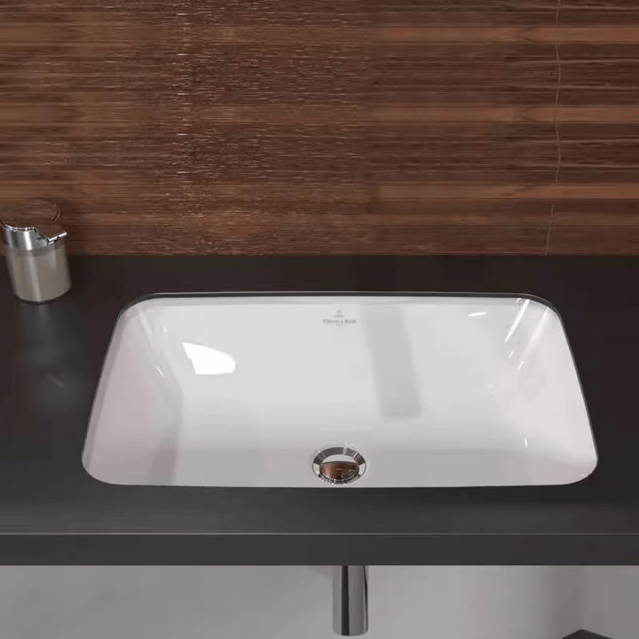 Villeroy&Boch德国唯宝原装台下陶瓷方形5A776001洗脸盆白色面盆雅图含溢流进口 5A776001【图片 价格 品牌 报价】-京东