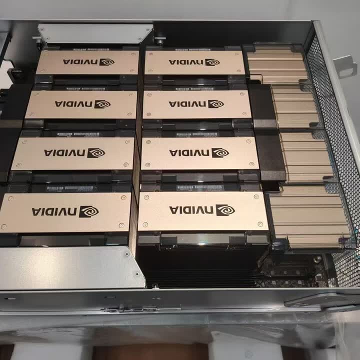 磐岛NVIDIA 8卡A100 A800 H100 SXM4 NVLINK GPU服务器整机 大模型训练 8558*2/HGX H20 ...