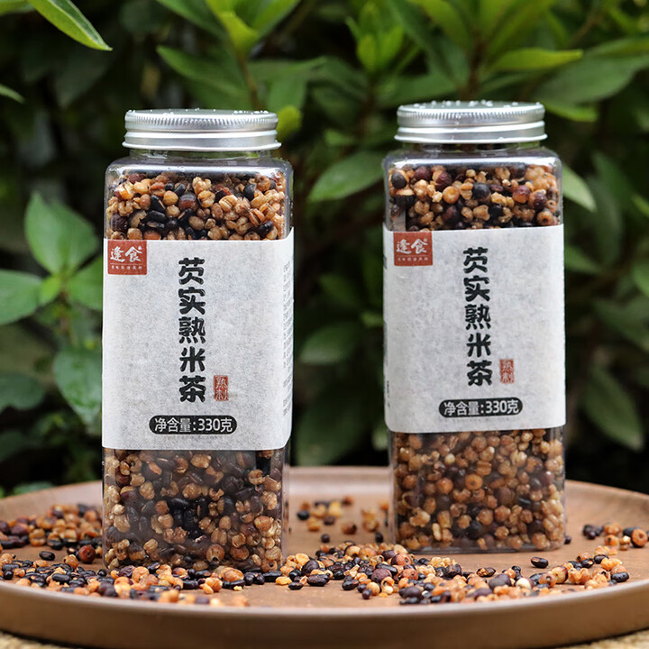 逢食芡实赤豆薏米茶古法工艺三蒸三晒一翻炒熟茶养生茶330g/瓶 3瓶【图片 价格 品牌 报价】-京东