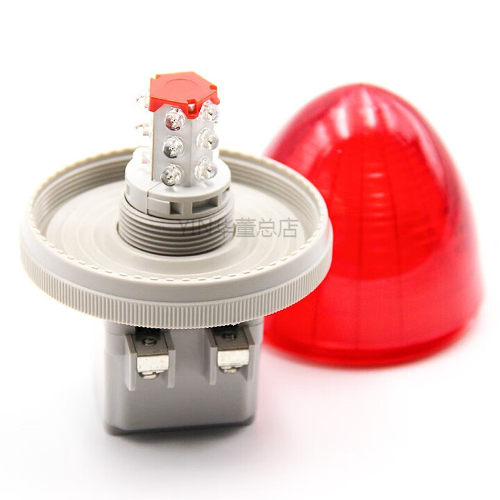 台邦LED桃形灯警示灯TB-30D设备指示信号灯常亮12V24V220V DC24V【图片 价格 品牌 报价】-京东