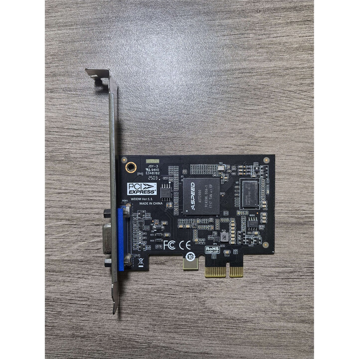 英伟达原装ASPEED AST2400 PCIE X1 低功耗 2U 亮机卡 显卡 X79/X99 绝配 片款 16MB【图片 价格 品牌 ...