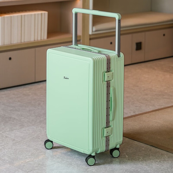 地平线8号（LEVEL8）行李箱新款大容量宽杆旅行箱学生静音万向轮密码箱结实防爆拉杆箱 尊贵绿【干湿分离 弹跳拉杆 USB接口】 28寸【巨大 ...