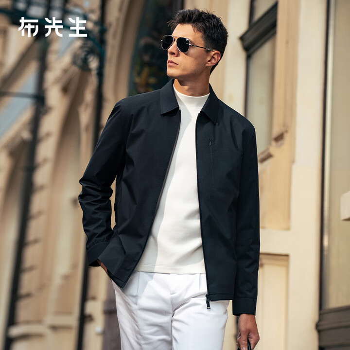 布先生轻量羽绒夹克男士2025冬季新款商务通勤外套保暖上衣男装BT16981 钢琴黑 M (170)【图片 价格 品牌 报价】-京东