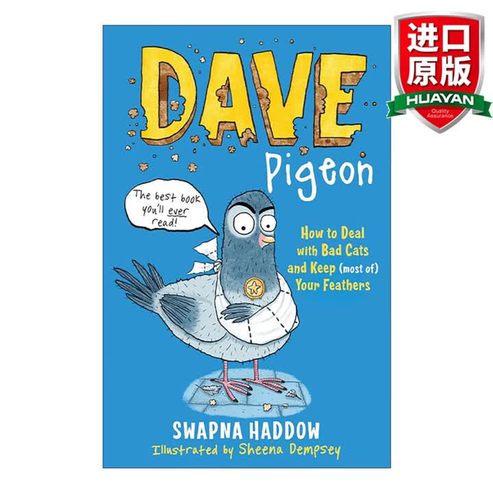 《预售 Dave Pigeon 英文原版 鸽子戴夫 Swapna Haddow儿童幽默插画故事书 亚马逊教师推荐 英文版 进口英语原版书籍 ...