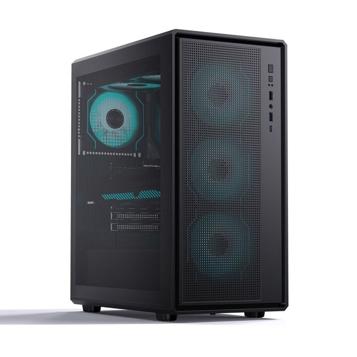 金河田（Golden field）简誉极pro宽体台式电脑机箱240水冷ATX大板 8风扇网孔散热 简誉·极PRO【图片 价格 品牌 报价】-京东