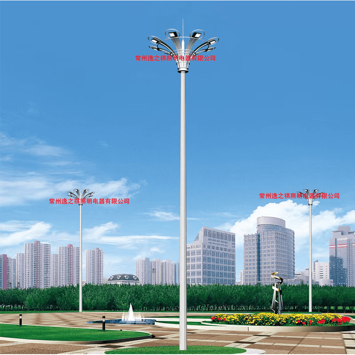 LIANGJIA LED升降高杆灯户外球场灯中杆灯道路广场灯港口灯大功率超亮路灯 10米6火100瓦莲花款【图片 价格 品牌 报价】-京东