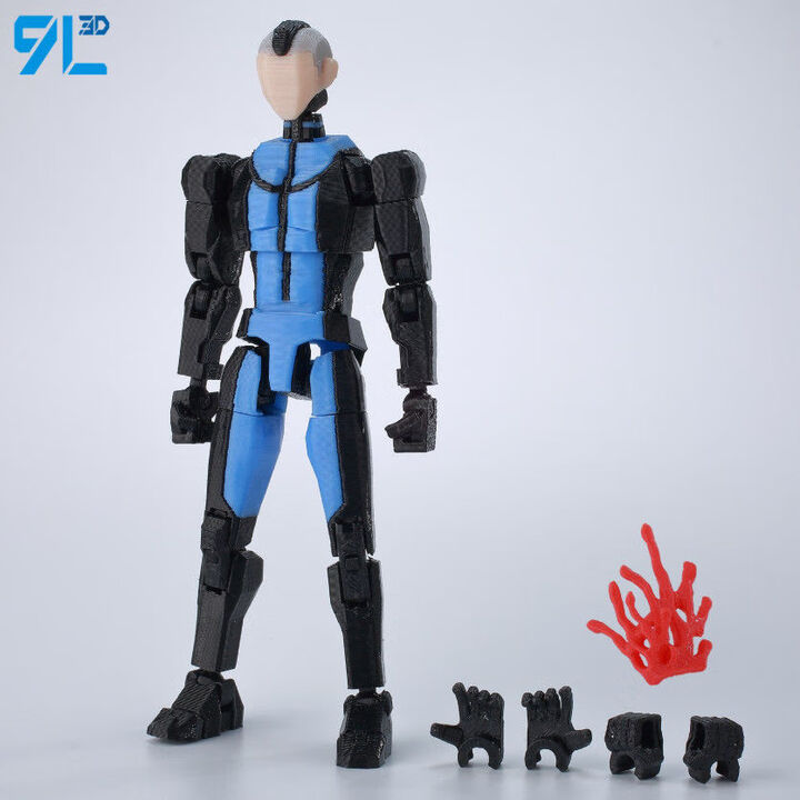 3D幸运13无敌少侠动漫多关节可动人偶拼装男孩玩具解压手办摆件 莫西干13点5-15点5cm【图片 价格 品牌 报价】-京东