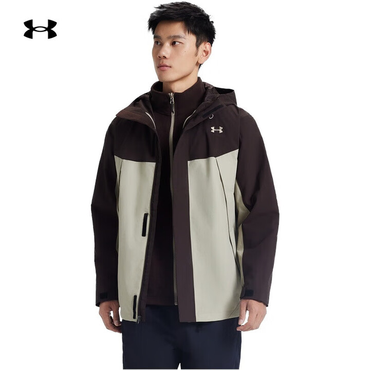 【安德玛（Under Armour）6001977】安德玛（Under Armour）安德玛【秋冬新品】男子防水三合一户外运动夹克外套 ...