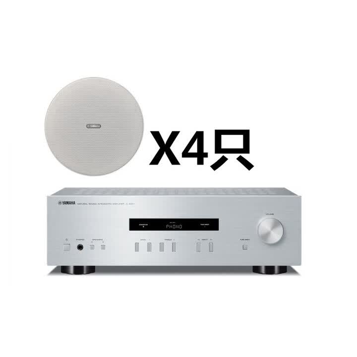 雅马哈（YAMAHA）/Yamaha/雅马哈NS-IC600 IC800 IW280C 吸顶嵌入天花音箱环绕音响 R-S202+NS ...