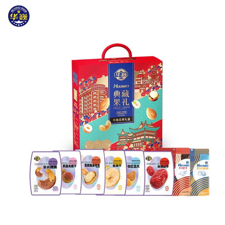 华巍（HUAWEI FOOD）2025升级版1548g 典藏果礼 (拌驶懊8袋装)【图片 价格 品牌 报价】-京东