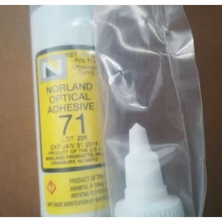 先冠NorlandNOA6163656873768183H86H88紫外线固化UV光学胶水 NOA 61 (1盎司28.35g) NOA71 ...