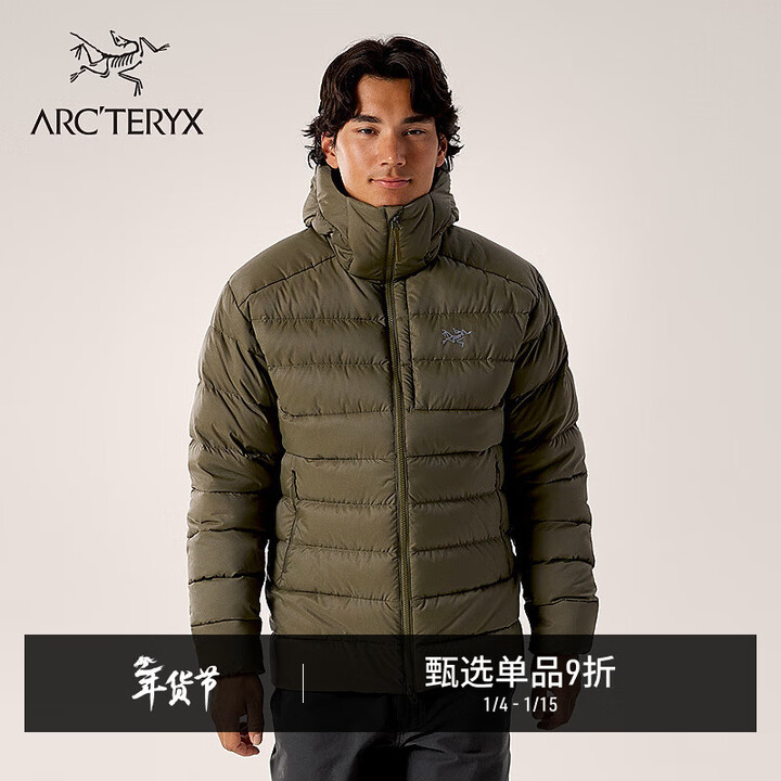 ARC'TERYX始祖鸟 THORIUM HOODY 保暖 男子 羽绒夹克 TATSU/复古绿 M【图片 价格 品牌 报价】-京东