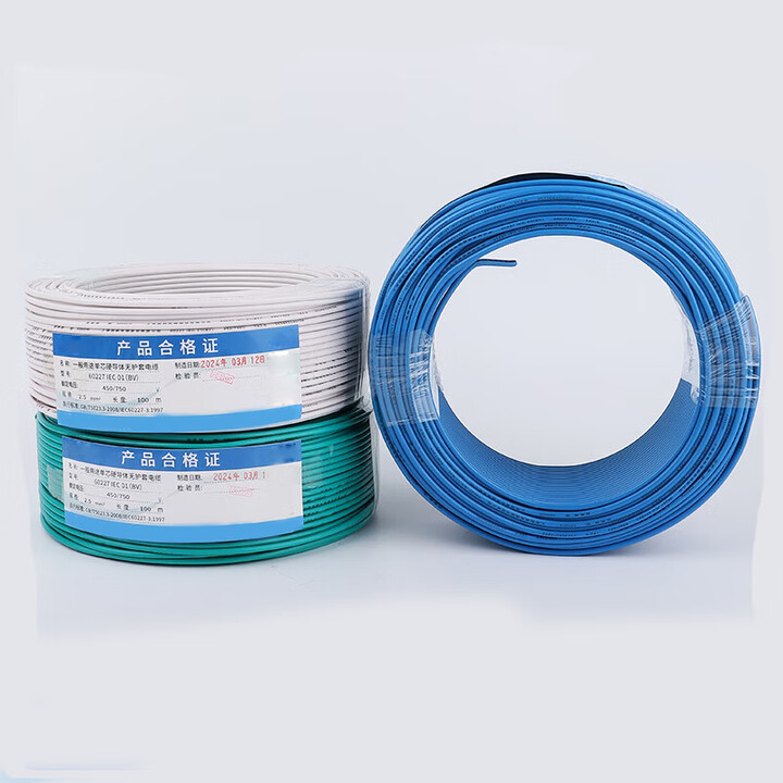 【兴越达BV6】兴越达电线平方国标单芯单股铜芯硬线电源线 双色接地线BV6-100米【行情 报价 价格 评测】-京东