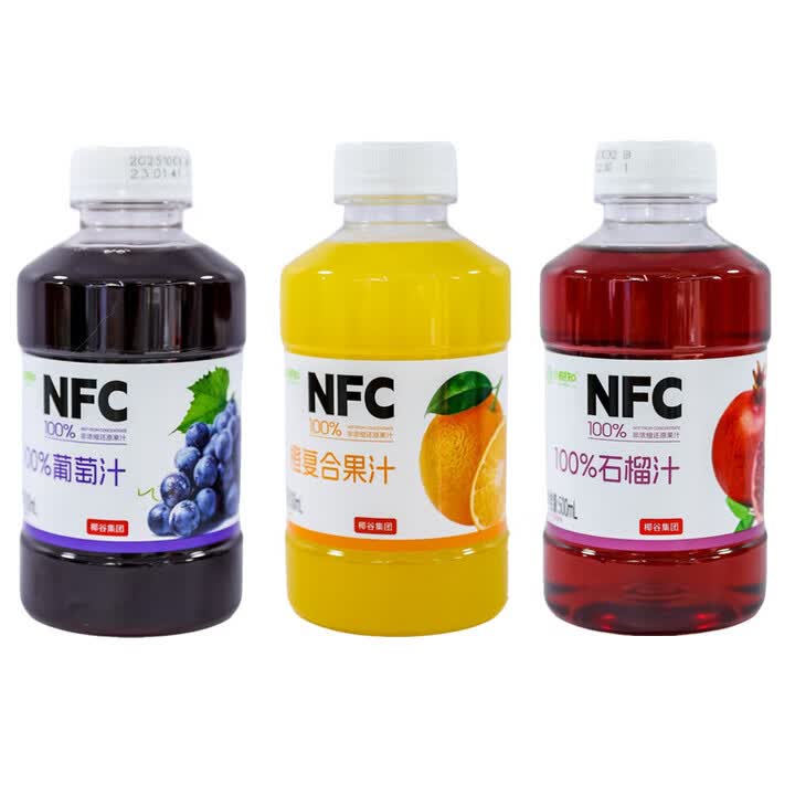 YEGU小树知NFC100%石榴葡萄苹果橙复合果汁500ml*15瓶非浓缩果汁饮料 椰谷小树知果汁饮料500ml*15瓶混装口味 1件【图片 ...
