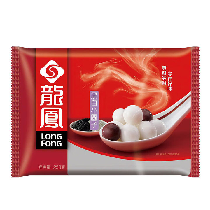 龙凤黑白香糯小圆子无馅酒酿圆子元宵汤圆奶茶原料甜品点心升级款 黑白小圆子*8袋【图片 价格 品牌 报价】-京东